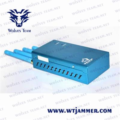 中国 会議場のためのポータブル15m 2W GPSの妨害装置 販売のため