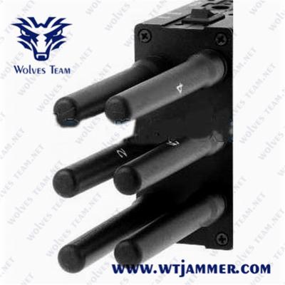 China Portable 6 Bands 15M Handheld GPS Jammer for sale