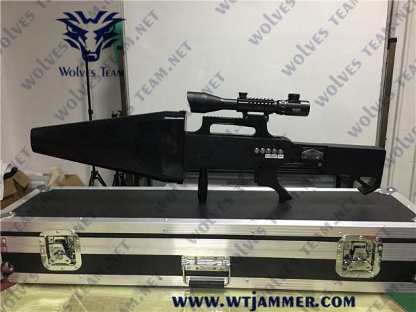 Quality Portable Gun Shape 1000m 30w Anti Drone Jammers for sale