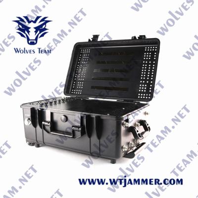 WIFI5.8G GPS 2500m 600W Outdoor Signal Jammer For Uav