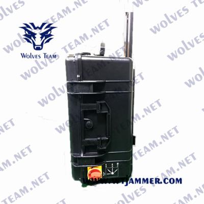 China GSM/ 3G/ 4G Cell Phone Signal Jammer Blocker Wi-Fi Bluetooth 2.4G/5.8g GPS Multi Bands for sale