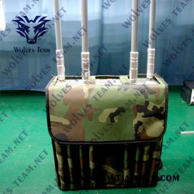 China 80 Watt High Power EOD Backpack 4G 5G Cell Phone Signal Jammer Manpack RF Jammer for sale
