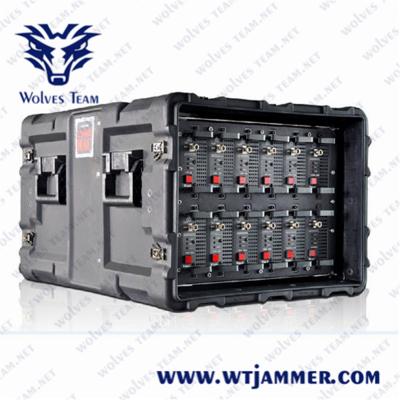 China 20 - 3600MHz RF 800 Meters 260w Car Signal Jammer for sale
