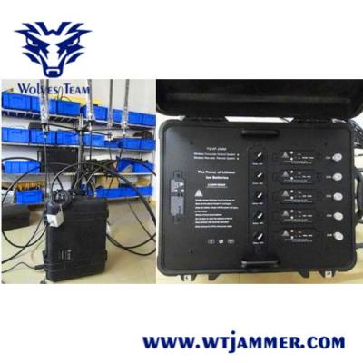China Fan Cooled Rack Enclosure 600W Anti Drone Jammers for sale