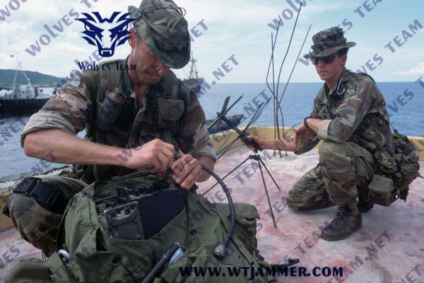 Quality FCC Certification Omini-Directional 6 Bands Anti Drone Jammers for sale