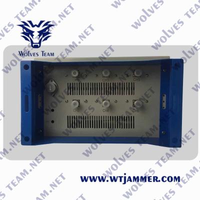 Cina emittente di disturbo del fuco del segnale della prigione rf dell'emittente di disturbo del segnale del telefono cellulare di 600W 5.8G GPS in vendita