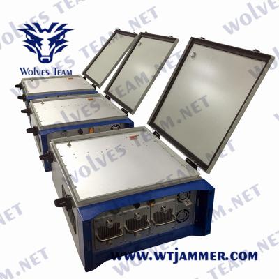 China 600W 5.8G GPS Waterproof Drone Jammers 2500m RF Signal Prison Jammer for sale