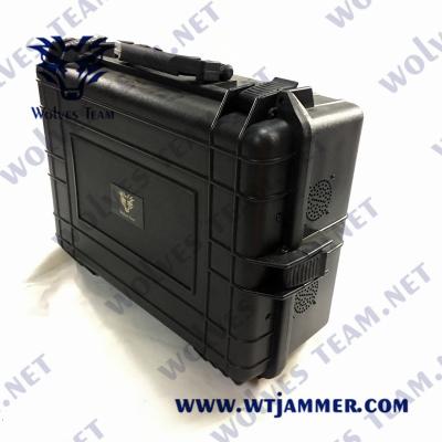 중국 장치 반대 스파이 DC24V를 방해하는 600w 우아프 와이파이 GPSL1 드론 신호 판매용
