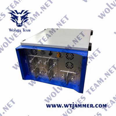 China Military WIFI 5.8G GPS Anti Drone Jammers 600W RF Signal Drone Jammer for sale