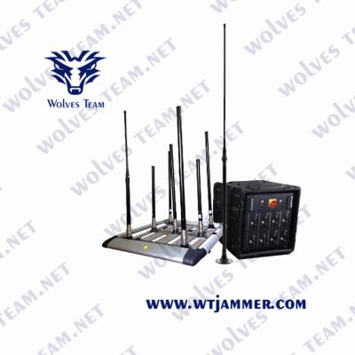 Cina Emittente di disturbo 500w WIFI 5,8 GPS GSM 3G 4G 5G della bomba delle unità militari IED in vendita
