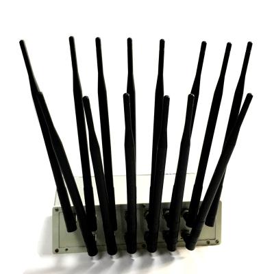 China GPS Lojack 70W Mobile Phone Jammer 14 Bands 240VAC UHF VHF GSM 3G 4G 5G for sale
