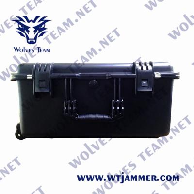 China GSM WIFI Portable Signal Jammer GPS VHF UHF 3G 4G 5G 12 Bands 1200W for sale