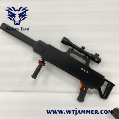 중국 드론을 가로채는 소총형 반대 드론 전파 교란기 총기 GPS 와이파이 신호 블로커 1000-1500 미터 판매용