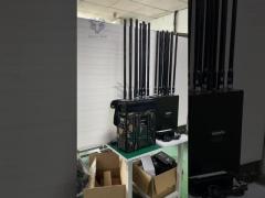 8 대역 120W 고전력 VHF UHF 2G 3G 4G 와이파이 군용 배낭 신호 방해기