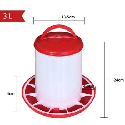 China Van het de Kwartelsgevogelte van de corrosieweerstand 6kg de Voederdrinker Te koop