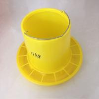 China Circular PE 12kg Goose Poultry Feeder Drinker for sale