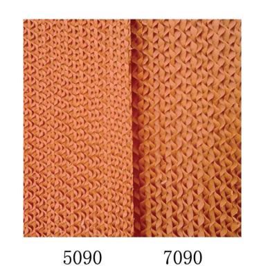 Cina 7090 sistemi del cuscinetto di raffreddamento per evaporazione del PVC di Brown in vendita