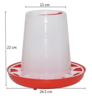 Cina alimentatore e bevitore di plastica del pollo del pollame 1.5kg in vendita