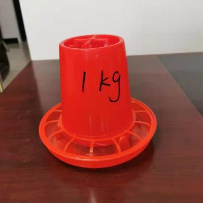 Cina Secchio dell'alimentatore del pollo del polipropilene della tenuta del pollame 1.5kg in vendita
