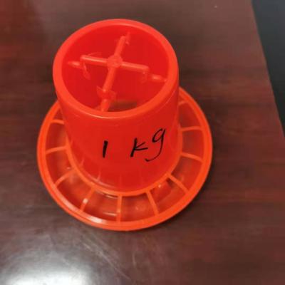 Cina Secchio dell'alimentatore del pollo del polipropilene della tenuta del pollame 1.5kg in vendita