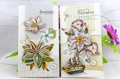 China The effect of glitter powder apply in paper card for sale