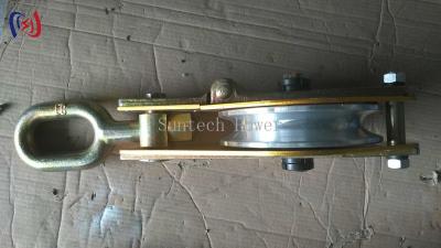 China OEM Overhead Line Hoist Sheave Tackle Steel Sheaves Cable Pulley Block  Aluminium Alloy for sale