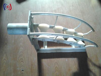Cina Pulley a rulli di cavi per la posa di cavi rotazione flessibile MC ruote di nylon 450mm raggio di curvatura chiudibile proteggere dai danni in vendita