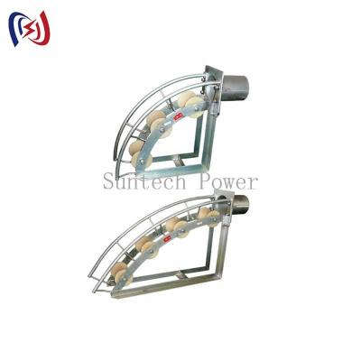 China C Series Cable Pulley Roller 80 - 200mm Three Rollers Cable Entrance Protection Roller for sale