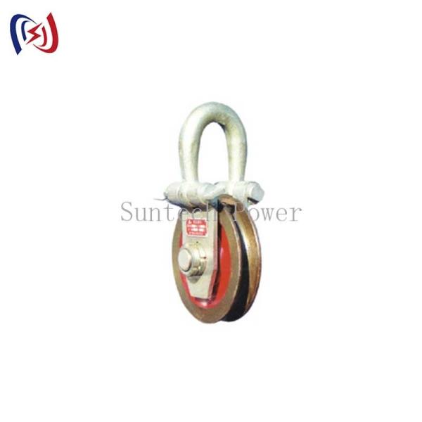 Quality Round Cable Chain Hoisting Hooks Lifting Point Balance Block And Tackle Rope Hoist for sale