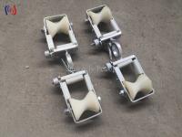 China Exchanging Overhead Grounding Wire Opgw Stringing Double Sheave Block for sale