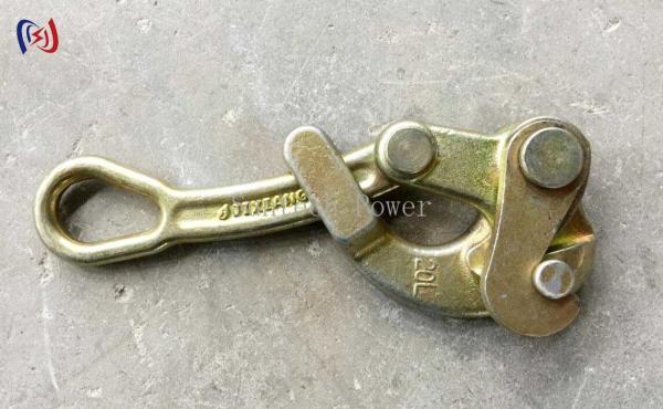 Quality Single Cam Wire Cable Clamp Earth come along clamps wire grips For Steel Strand for sale