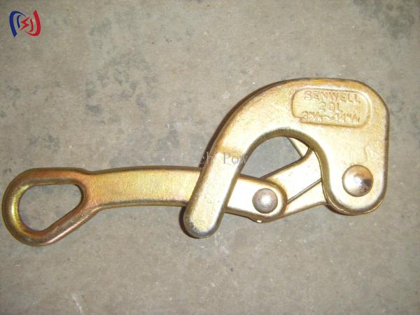 Quality Single Cam Wire Cable Clamp Earth come along clamps wire grips For Steel Strand for sale
