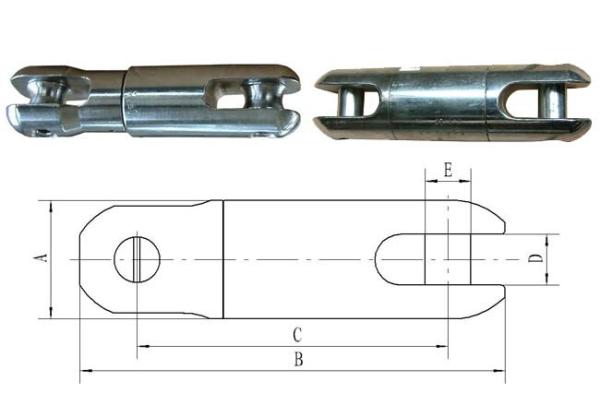 Quality 5KN - 250KN Swivel Joint Pilot Wire Conductor Stringing Tools Transmission Line for sale