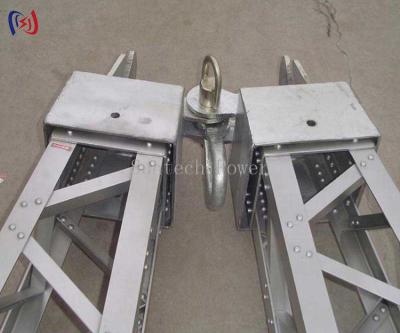 China A Shape Lattice Gin Pole Stringing Tools In Tower Erection Tools for sale