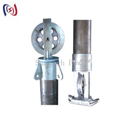 China Inner Suspended Tubular Antenna Tower Gin Pole LBN Tower Erection Tools 11M for sale