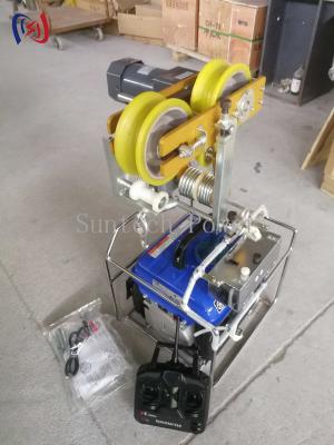 China 9 - 13mm OPGW Stringing Tools Self Moving Traction Machine Transmission Line Tool 140W for sale