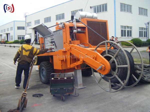 Hydraulic Traction Equipment With Wire Rope Automatic Winding Device