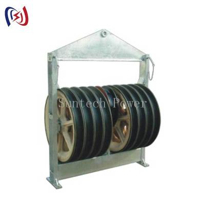 China Heavy Duty 916 Series Stringing Block with MC Nylon Sheave for Ultra High Voltage Power Grid Construction for sale
