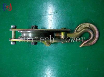 China Galvanized Hoisting Tackle for Corrosion Resistance with 10-200KN Rated Load and 5.7-20mm Max Rope Diameter for sale