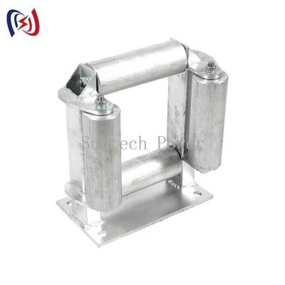 China Framed Cable Roller Pulley with 180mm Max Cable Diameter, 20KN Rated Load, and Durable Frame Structure for Heavy Cable Pulling for sale