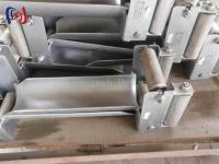 China Framed Cable Roller Pulley with 180mm Max Cable Diameter, 20KN Rated Load, and Durable Frame Structure for Heavy Cable Pulling for sale