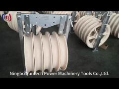 30 - 150KG 660 Series Stringing Block Rubber Lined Aluminum Sheave