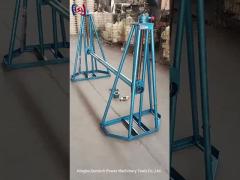 Détachable 100KN support de rouleau de câble support de rouleau de câble de tambour pour libérer le fil
