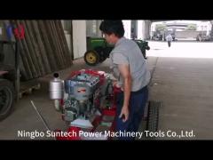 2000 - 3600RPM Máquina de guincho de cabo 9KW Linha de transmissão de guincho de tambor duplo