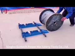 Cable Turntable Stringing Cable Reel Stand Drum Release Cable Reel Rotator Piattaforma