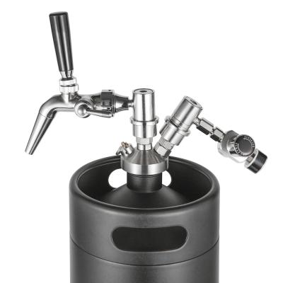 China Fechamento de aço inoxidável Mini Keg de 304 bolas, 5L Mini Draft Beer Keg Dispenser à venda