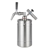 China 64oz Insulated Nitro Cold Brew Coffee Maker SS304 with Nitrogen Regulator 0-60psi for sale