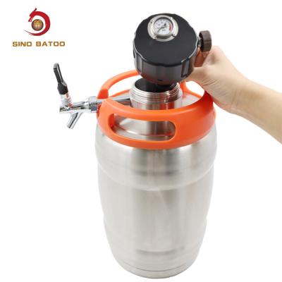 Cina Sistema semplice doppio di CO2 del rubinetto dell'erogatore del barile di birra 5L in vendita