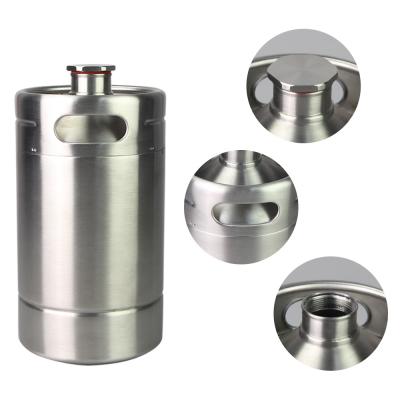 China OEM de Dubbele Muur 2L Mini Beer Keg van de Voedselrang SS304 Te koop