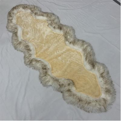 China Bedroom Wasbare Fake Schaapleer Stoel Pad Voor Zit PELT Te koop